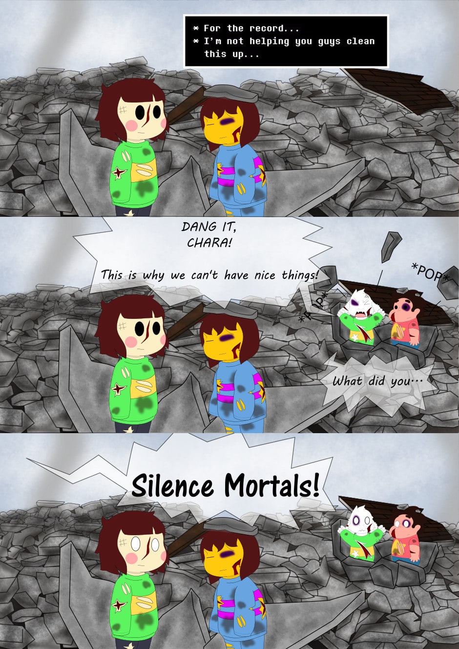 UnderTale: Chara Saves The Day :: Storm In The Closet (Undertale/Steven ...