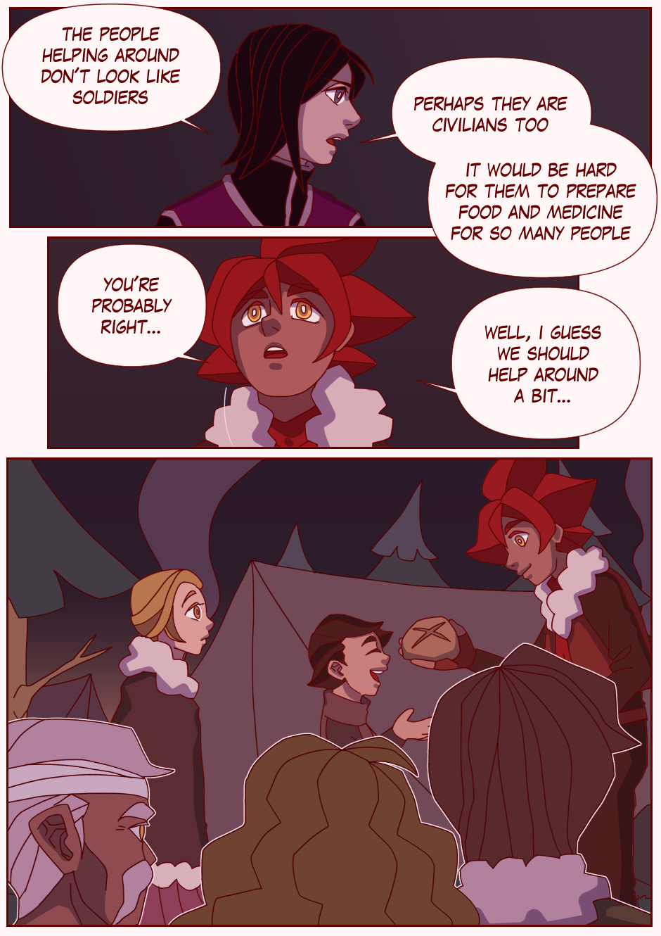 Read The Firewalker :: Chapter 5: The Encampment (part 3) | Tapas Comics