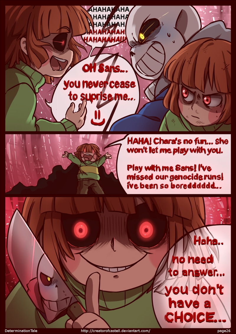 Read DETERMINATIONTALE (Undertale AU) :: Chara | Tapas Comics