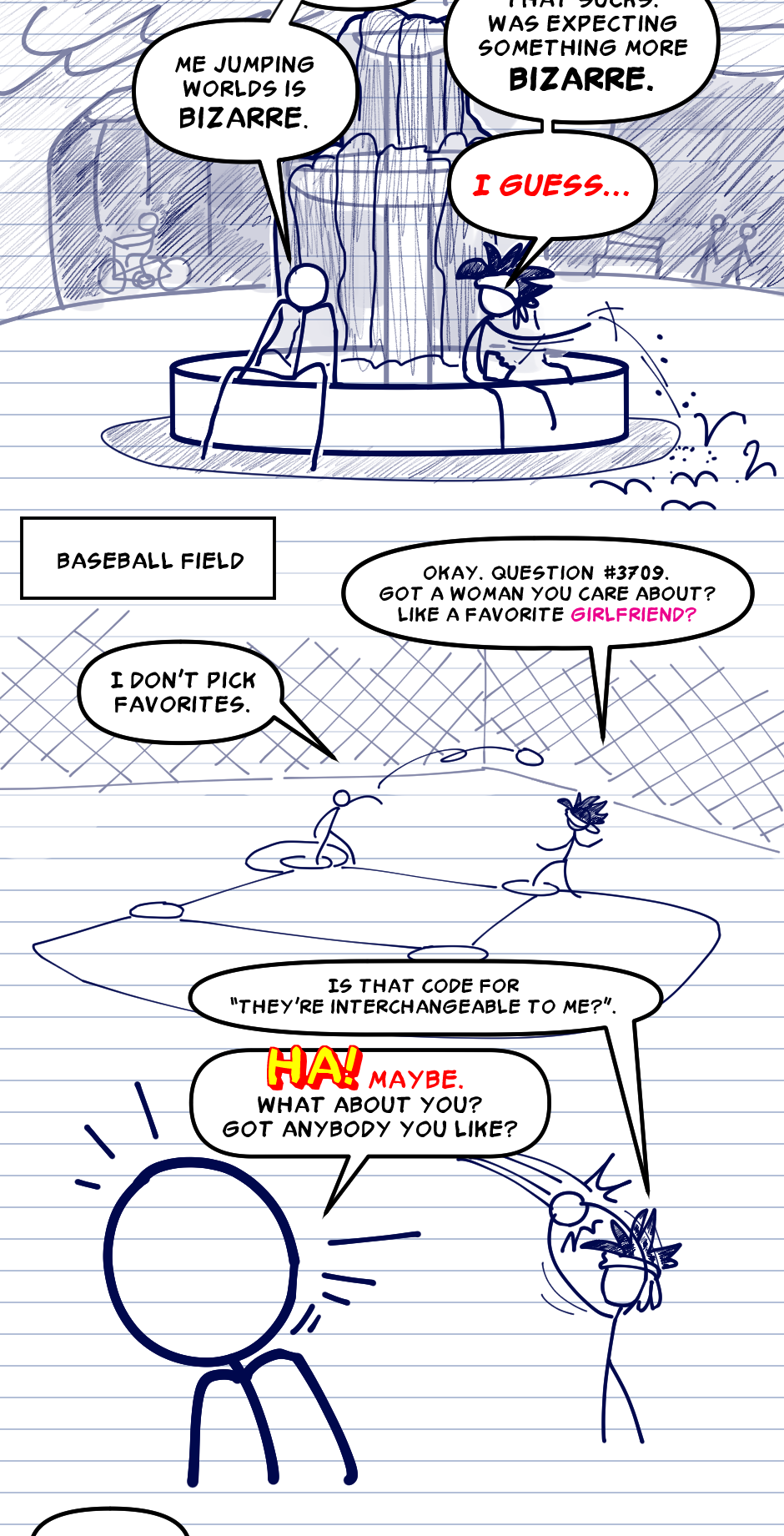 Read That Stick Figure Isekai :: Episode 10 (Dodgeball Arc Part 1) | Tapas Comics