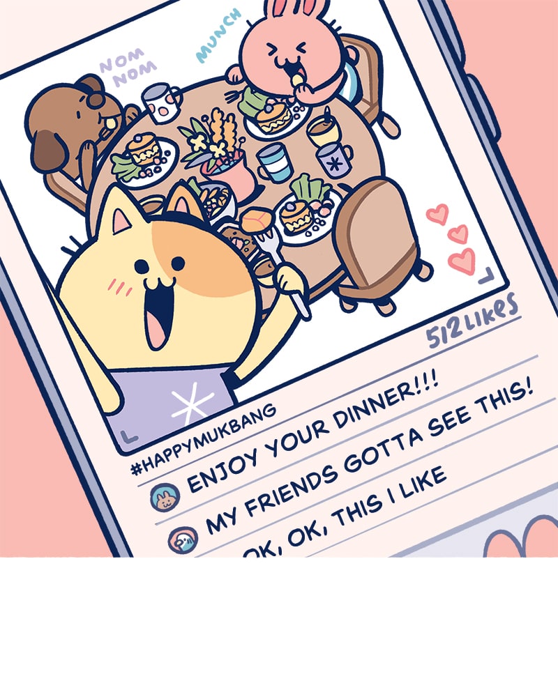 Read Fluffy Hashtags :: Mukbang | Tapas Comics