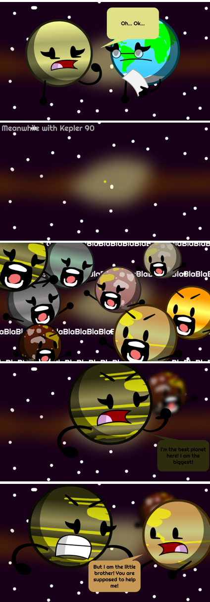 Read Galactic Comics :: Meet Kepler 90 | Tapas Comics