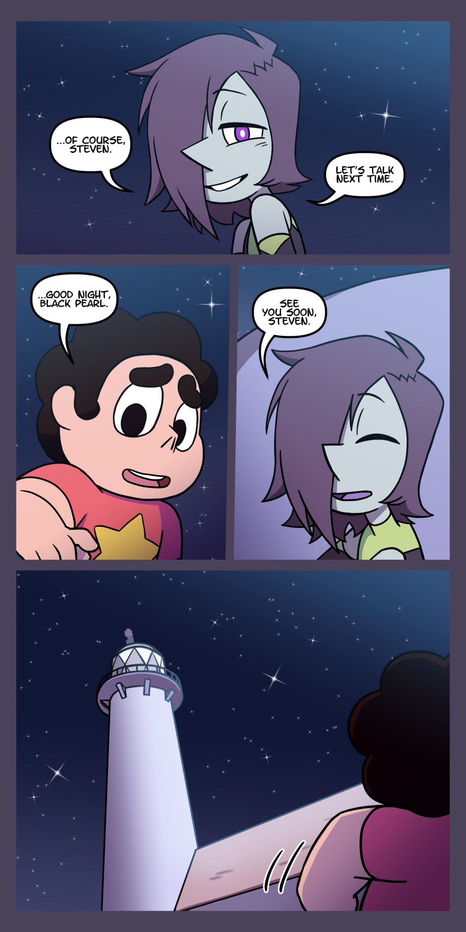 Read Steven Universe : The Story of Black Pearl (SU fan comic) :: ep 14: A Growing Bud (part 3 ...