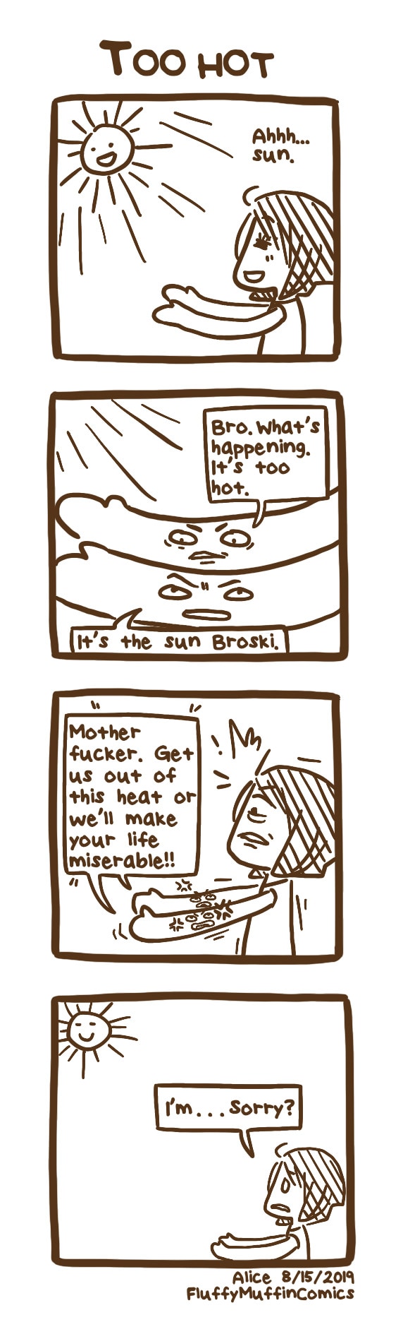Read Fluffy Muffin Comics :: Too Hot | Tapas Comics