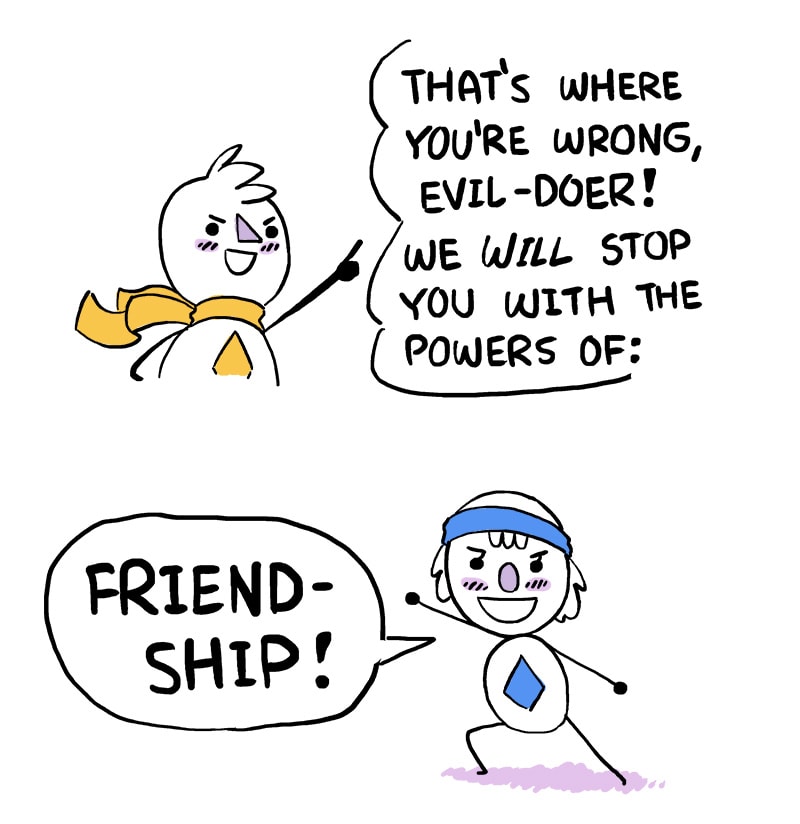Read Shen Comix :: [Shen's Horrible Oldposting] Superfriends | Tapas Comics