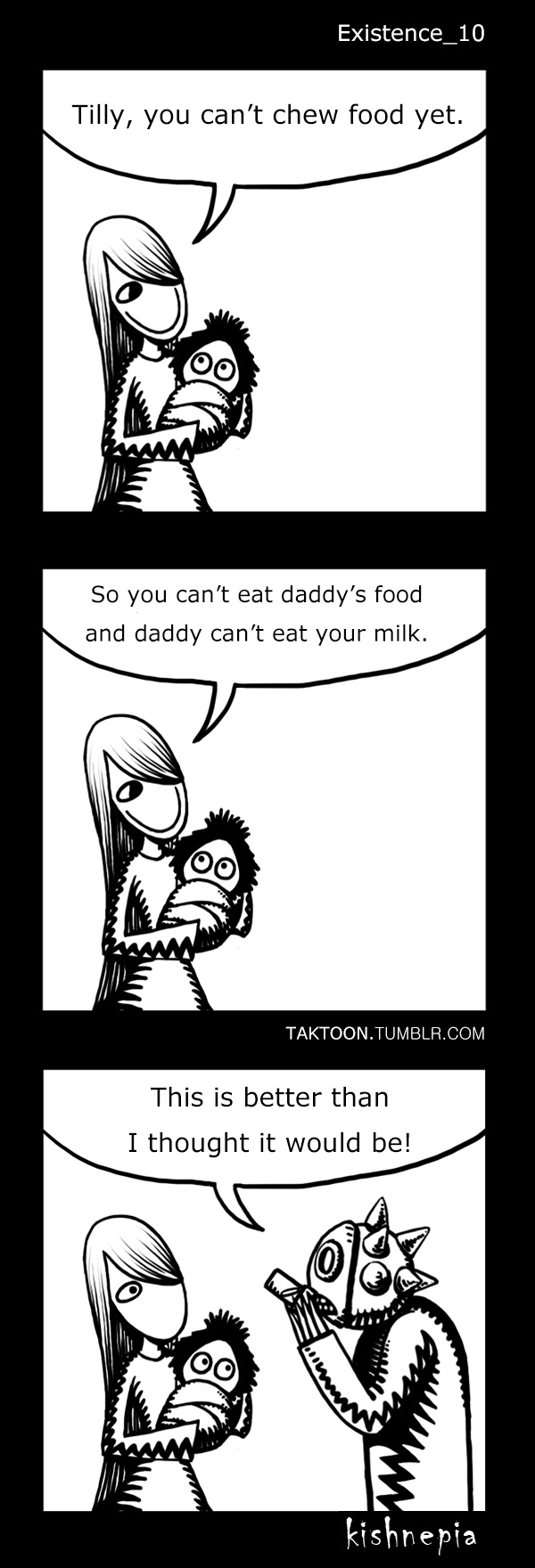 Read The Forks With Spiky Hands :: Existence 09-10 | Tapas Comics