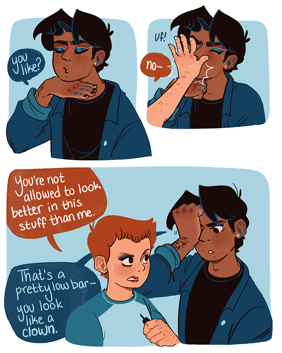 Read Jon and Alex :: Makeup | Tapas Comics