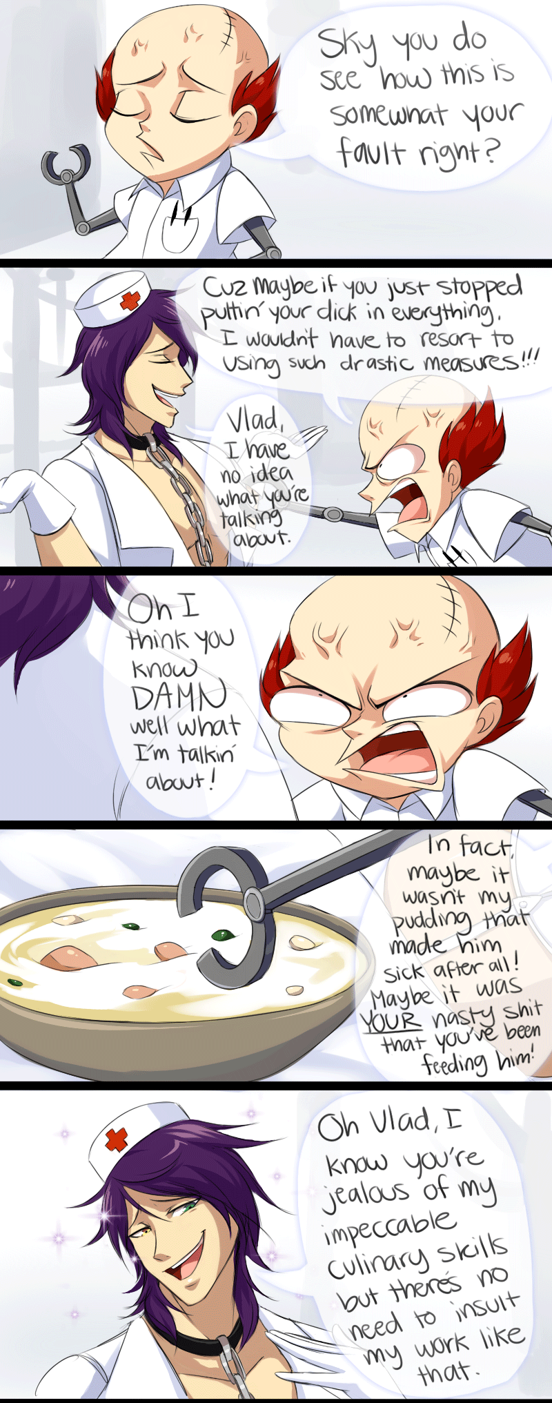 Read Sky's Cream Puffs :: Page 4: Vlad Confronts Sky | Tapas Comics