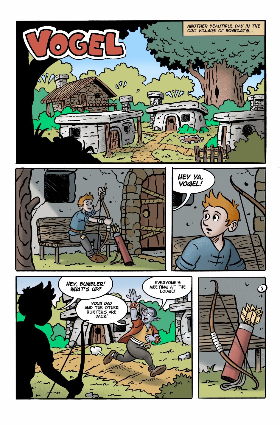 Read Vogel :: Be It Ever So Humble | Tapas Comics