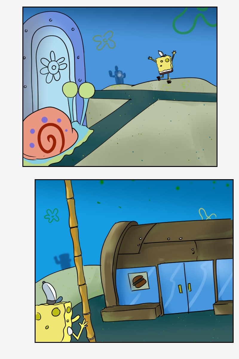 Read Evil Sponge Bob :: Spongebob "Horror tales" Zombies prt1 | Tapas ...