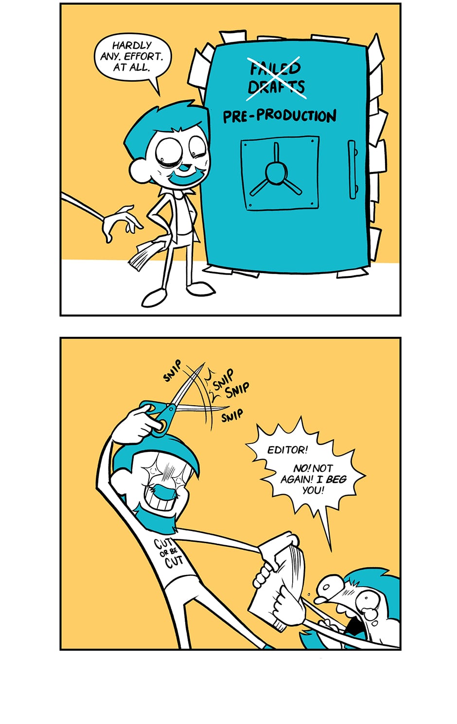 Read Keep Busy :: Snip Snip + Announcement | Tapas Comics