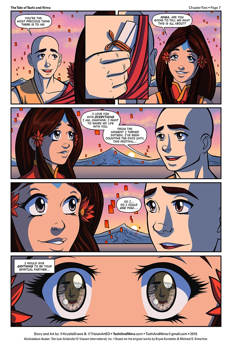 Read Avatar: The Tale of Tashi and Nima :: V.1, Ch.2 (pgs. 1-11 ...