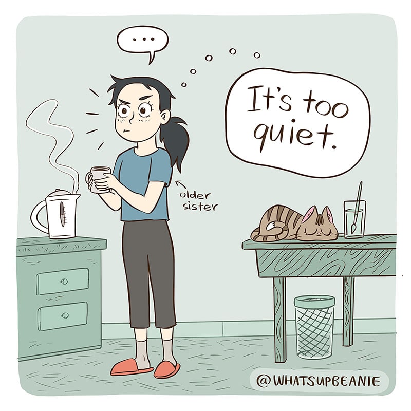 Beanie's Comics :: Too Quiet! | Tapas