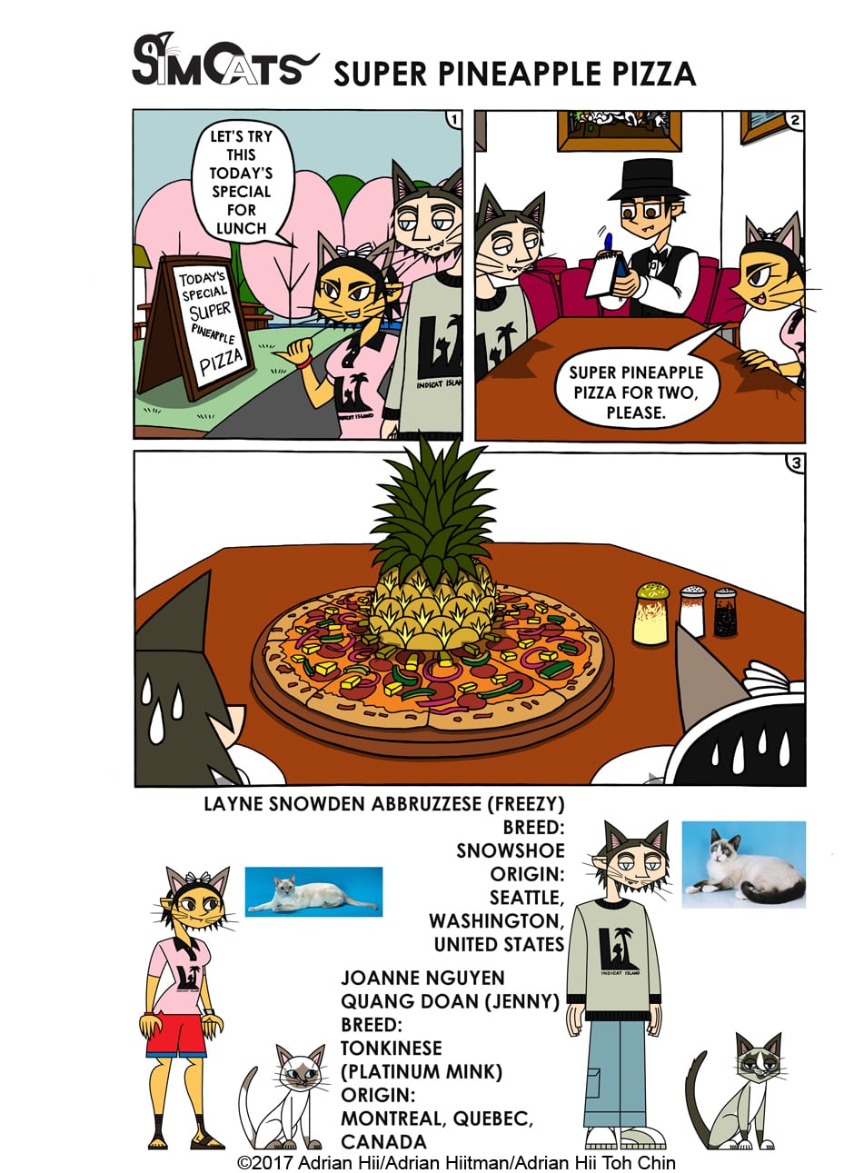 Read Simcats (Comic Strip) :: Super Pineapple Pizza | Tapas Comics