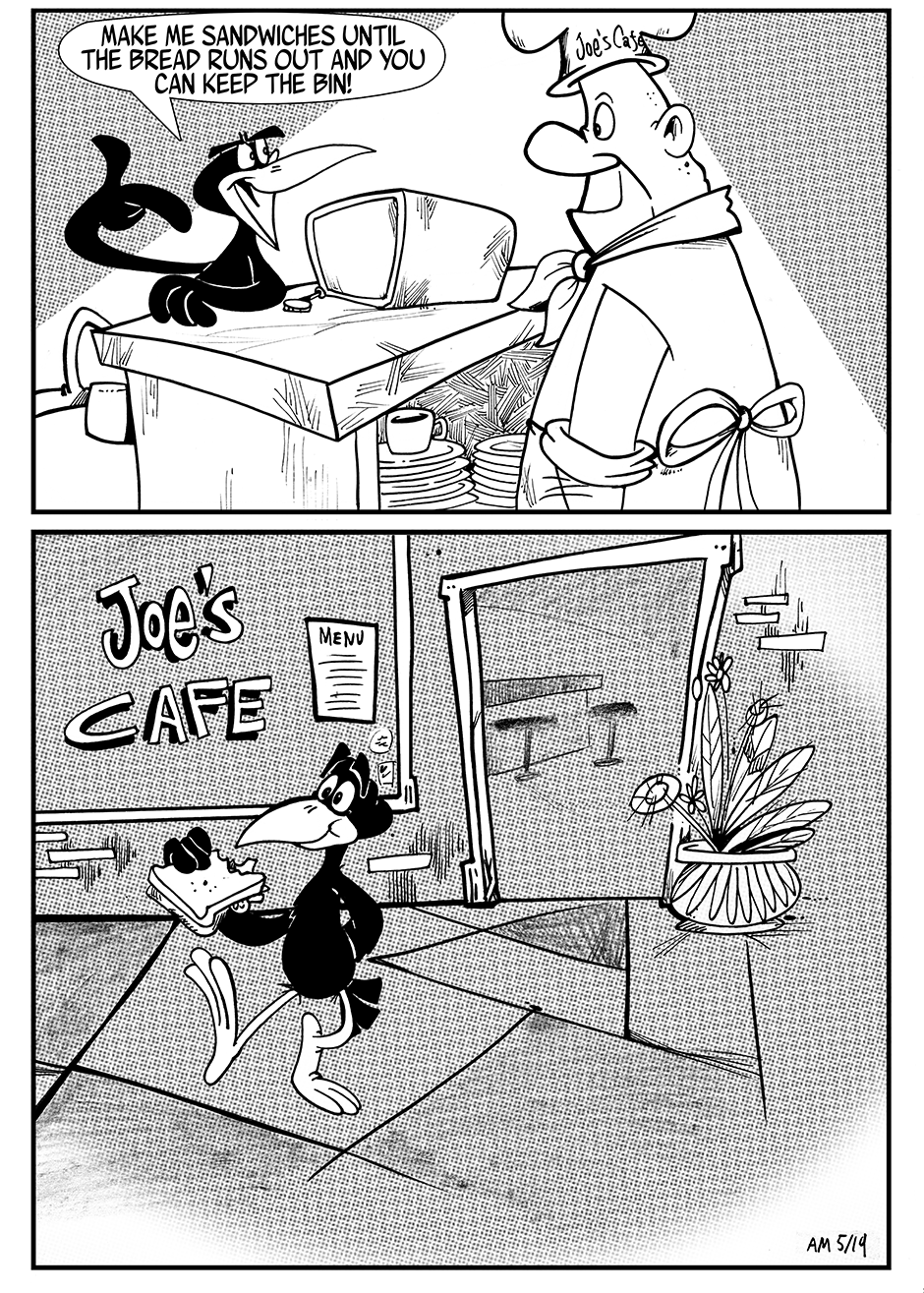 Read Stan The Crow :: Bread Head | Tapas Comics