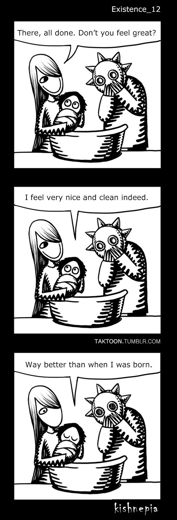 Read The Forks With Spiky Hands :: Existence 11-12 | Tapas Comics