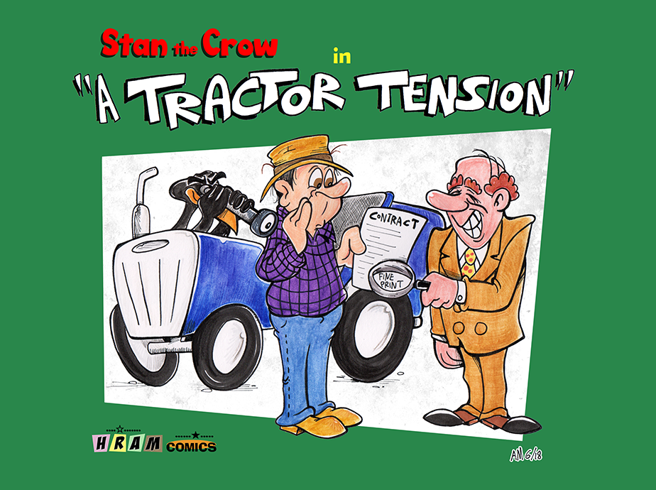 Read Stan The Crow :: A Tractor Tension - part 1 | Tapas Comics