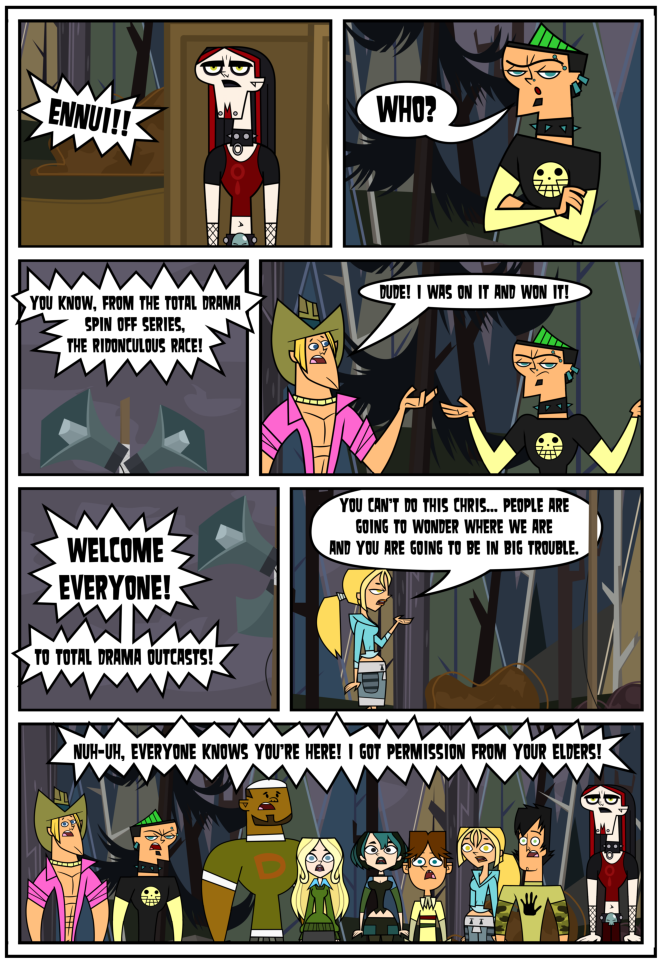 Read Total Drama Outcasts :: Arrival | Tapas Comics
