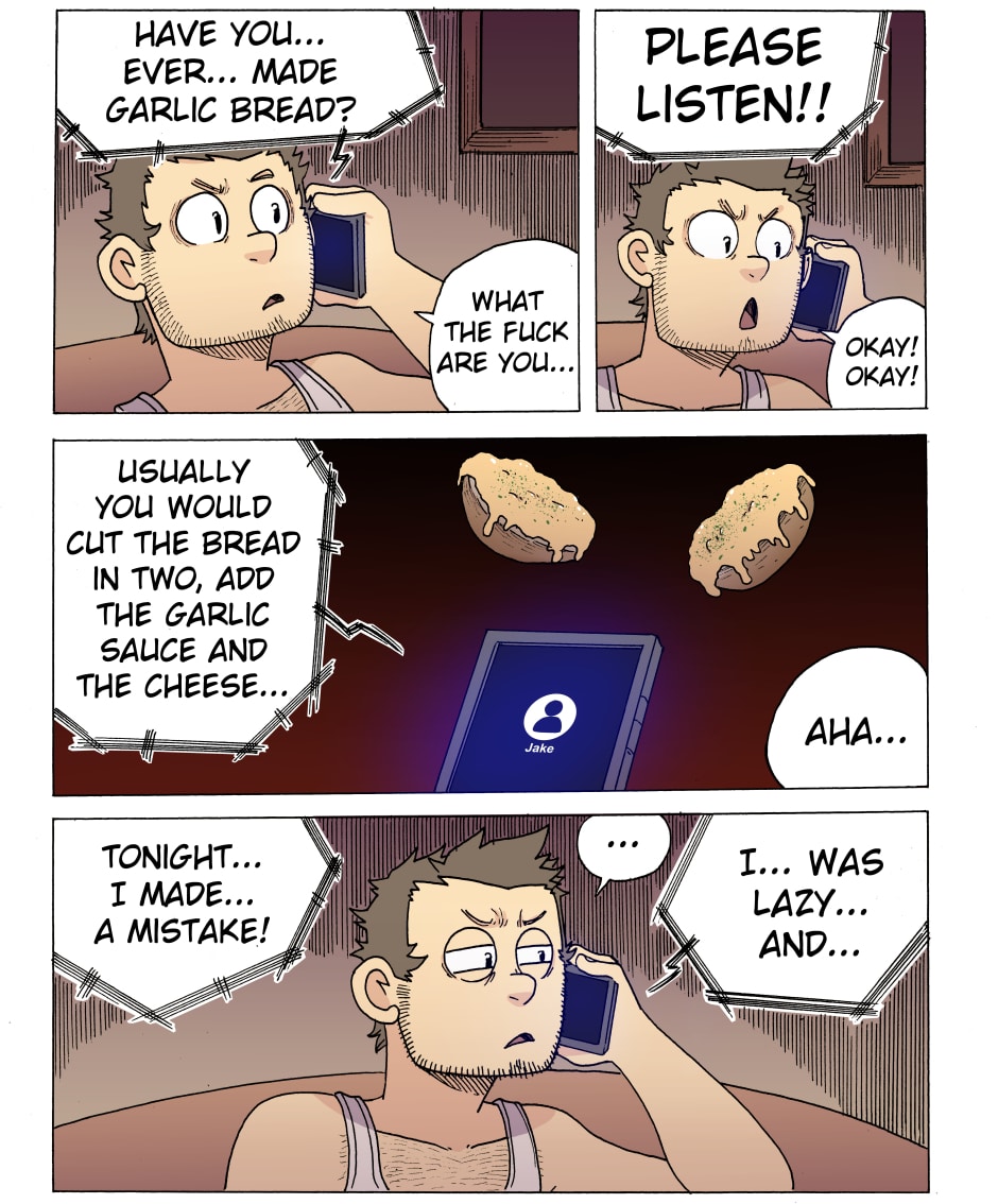 Read Some Bizarre Tales :: The Garlic Bread | Tapas Comics