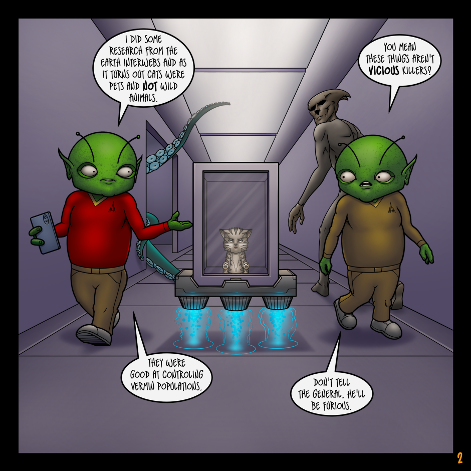 Read An Alien Adventure :: Ch 2 Pg 2 I Did Some Research... | Tapas Comics