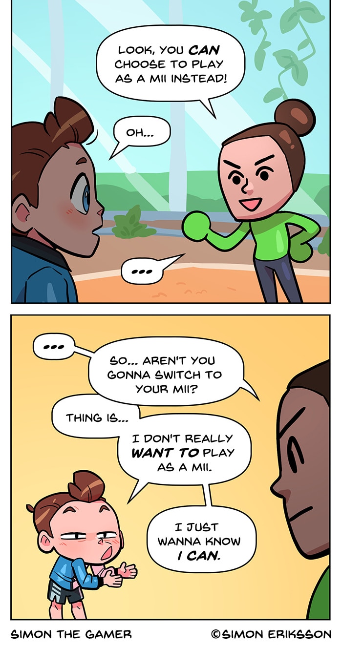 Read Simon the Gamer :: WHERE ARE MY UGLY ASS MIIS? | Tapas Comics