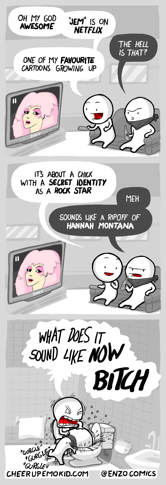 Read Cheer Up, Emo Kid :: Fanboy | Tapas Comics