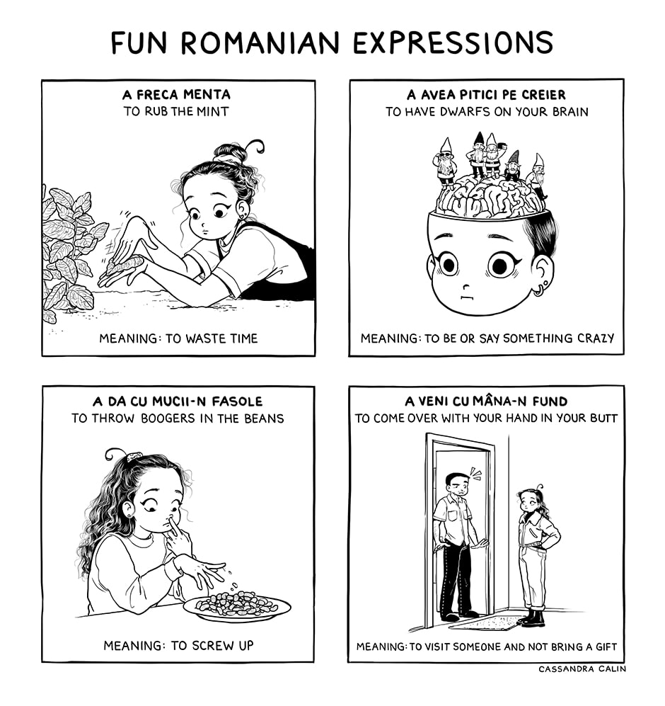 Read Cassandra Comics :: Fun Romanian Expressions | Tapas Comics