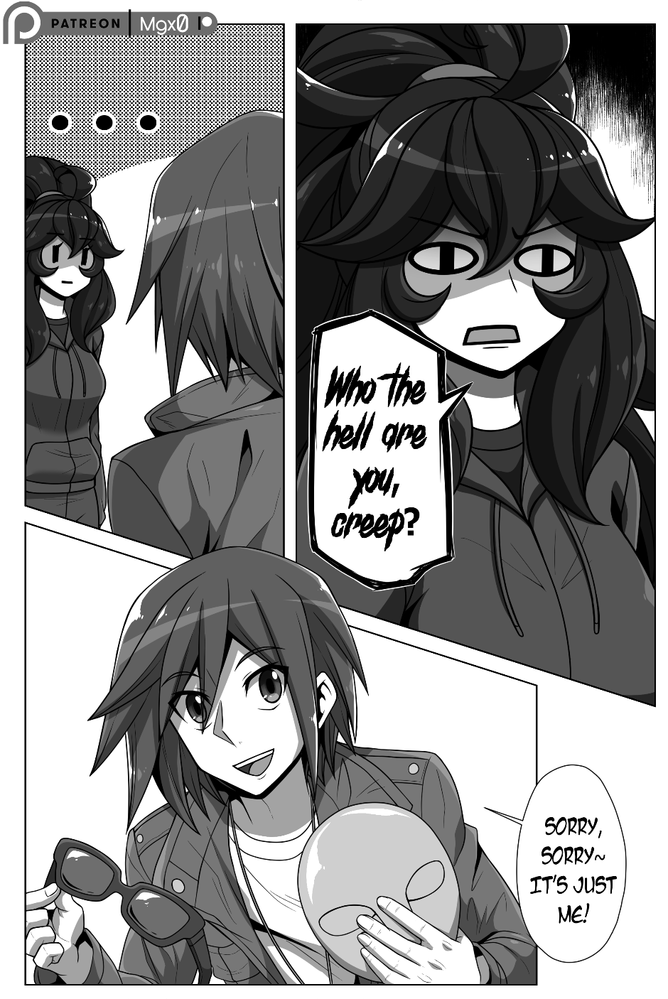 Read My Girlfriend's a Hex Maniac :: It's a mask all along! | Tapas Comics