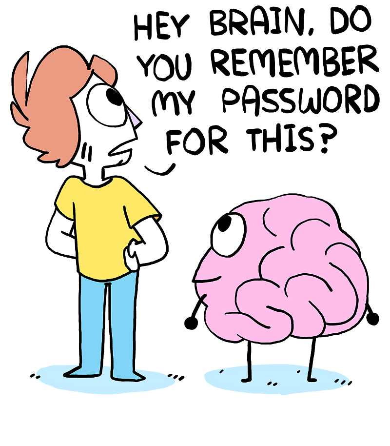 Read Shen Comix :: Brain LOVES passwords. | Tapas Comics