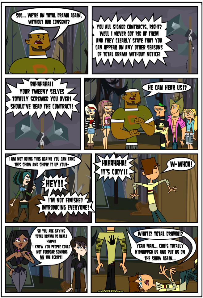 Read Total Drama Outcasts :: Arrival | Tapas Comics