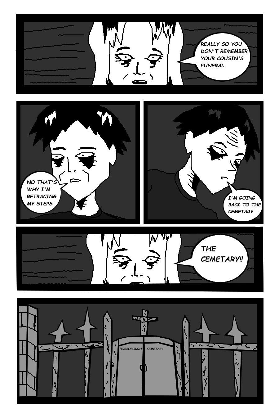 Dead Girls Doll - Horror Comic :: Rosborough Cemetary | Tapas