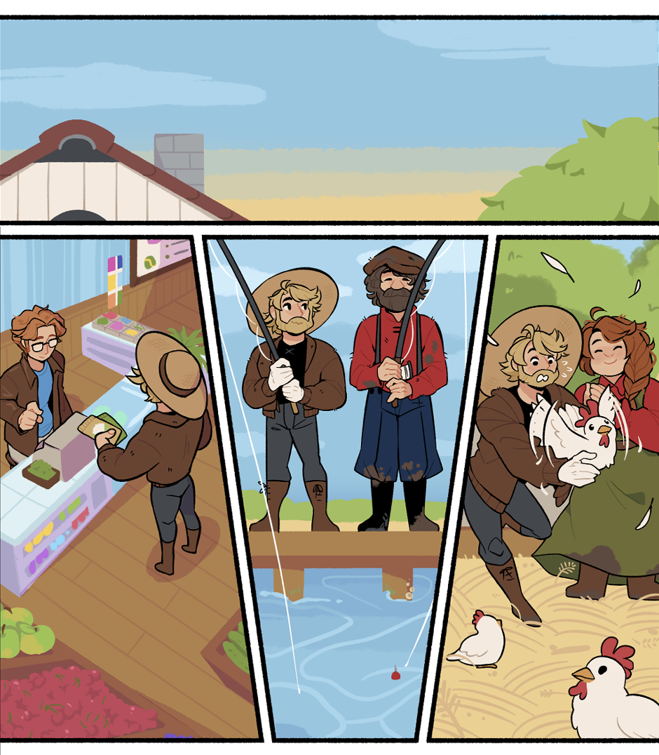 Read Dewdrop: A Stardew Valley Fan Comic (Paused) :: My first friends ...