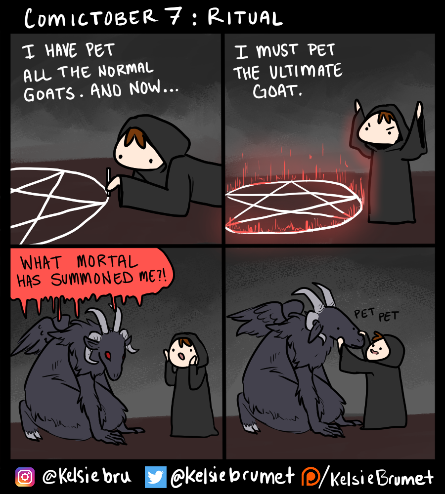 Read KB Comics :: Comictober 7: Ritual | Tapas Comics