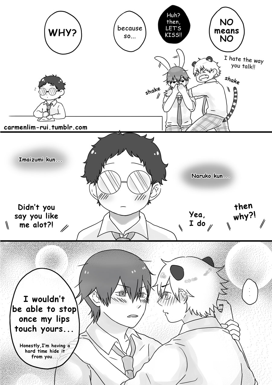 Read Yowamushi Pedal :: Imaizumi x Naruko (Hear and talk no evil ...