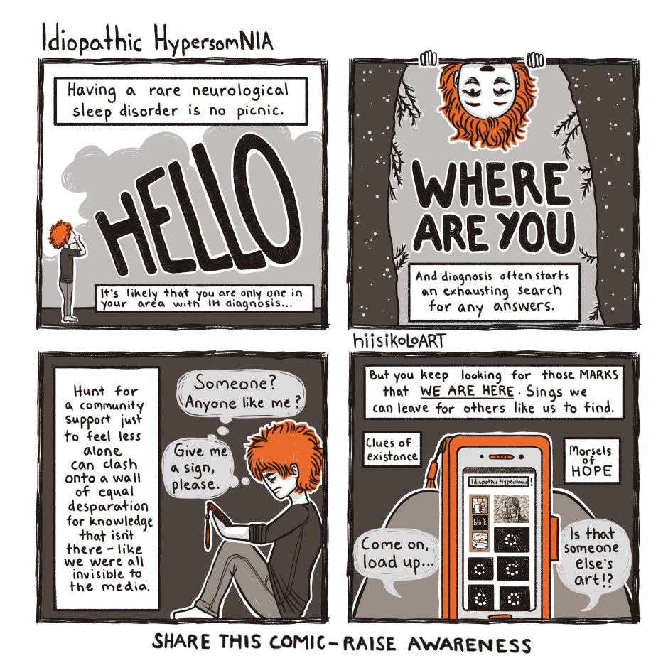 Read Idiopathic HypersomNIA :: Make Your Mark (Guest Artist Astrid Myst ...