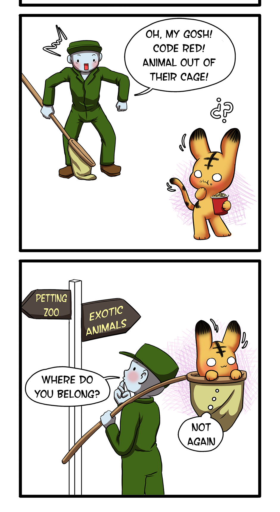 Read Tabby Rabbit Chaotic Adventures :: Zoo? | Tapas Comics