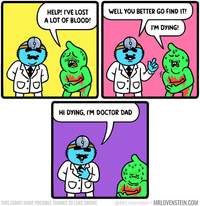 Read Mr. Lovenstein :: Dr. Dad | Tapas Comics
