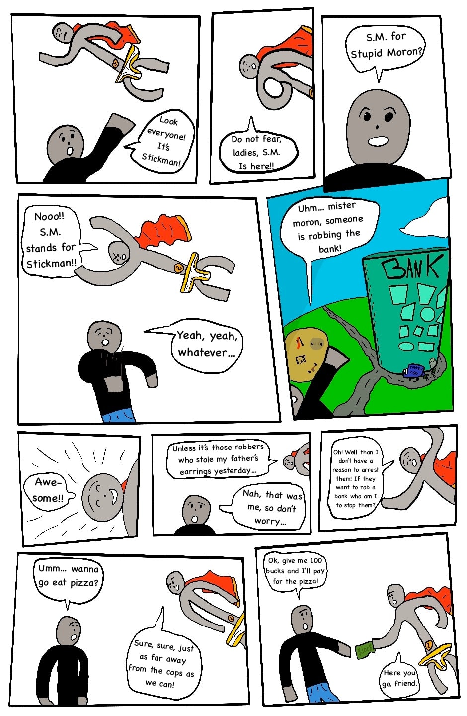 Read Stickman THE HERO :: Episode 6: We Meet Again! | Tapas Comics