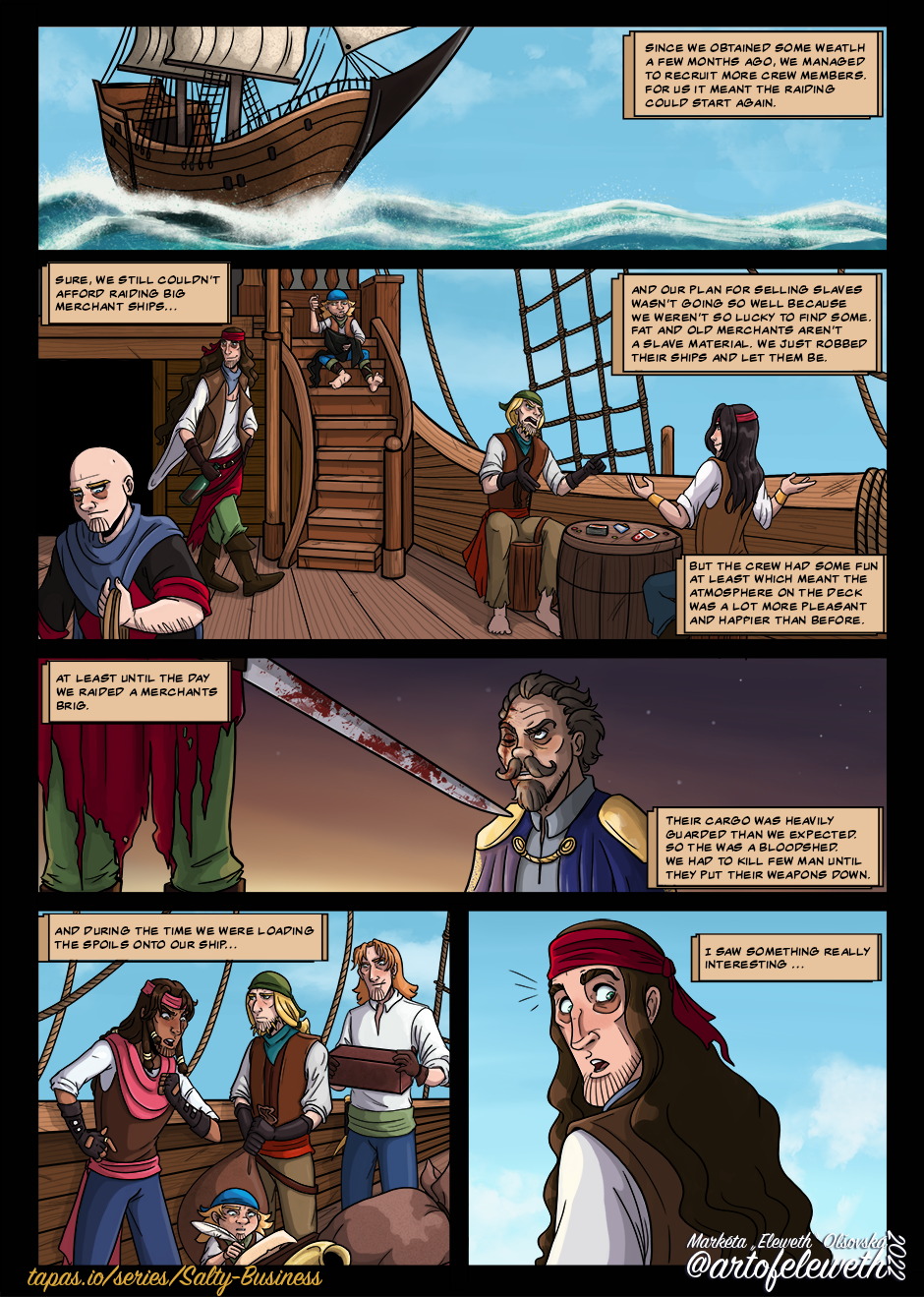 Read Salty Business :: Chapter 3: Page 2 | Tapas Comics