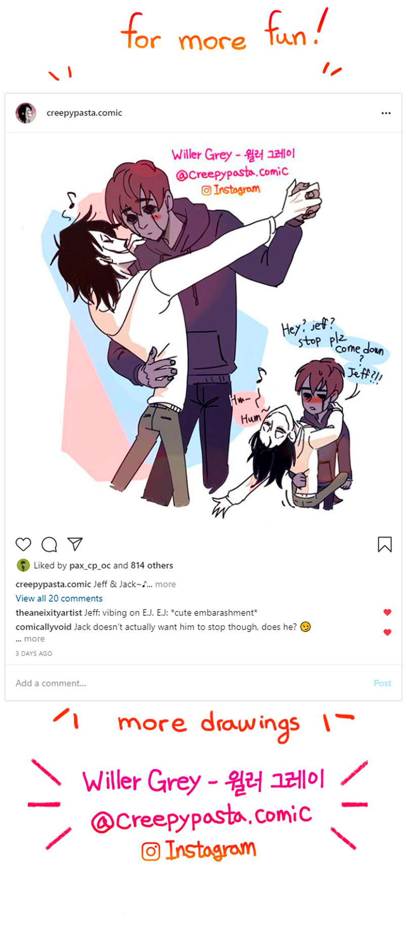 Read JEFF ALLAN WOODS THE KILLER CreepyPasta BL comic :: 7. GETTING CLOSER | Tapas Comics