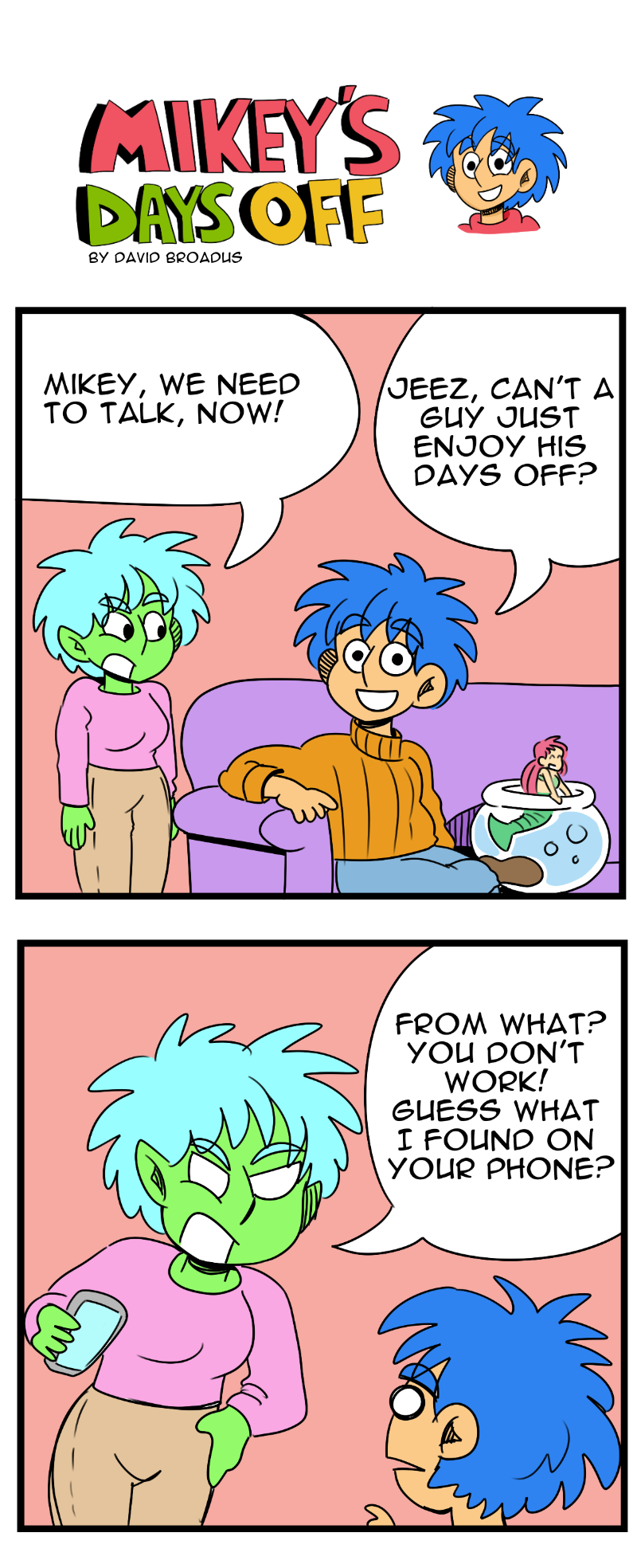 Read Mikey's Days Off :: "Mikey Mad Sussy Baka!?" | Tapas Comics