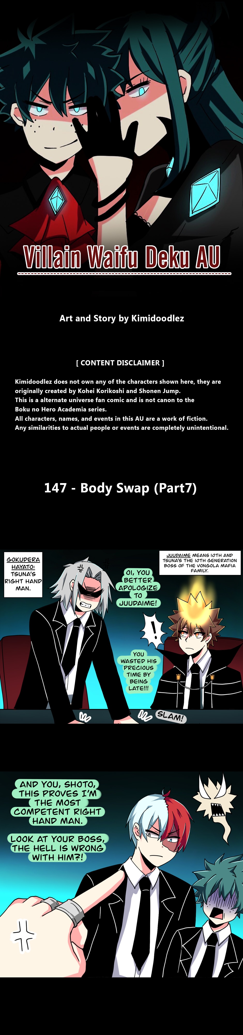 Read Villain Waifu Deku AU (ARCHIVES) :: Body Swap (Part 7) | Tapas Comics