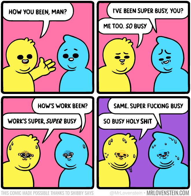 Read Mr. Lovenstein :: Busy | Tapas Comics