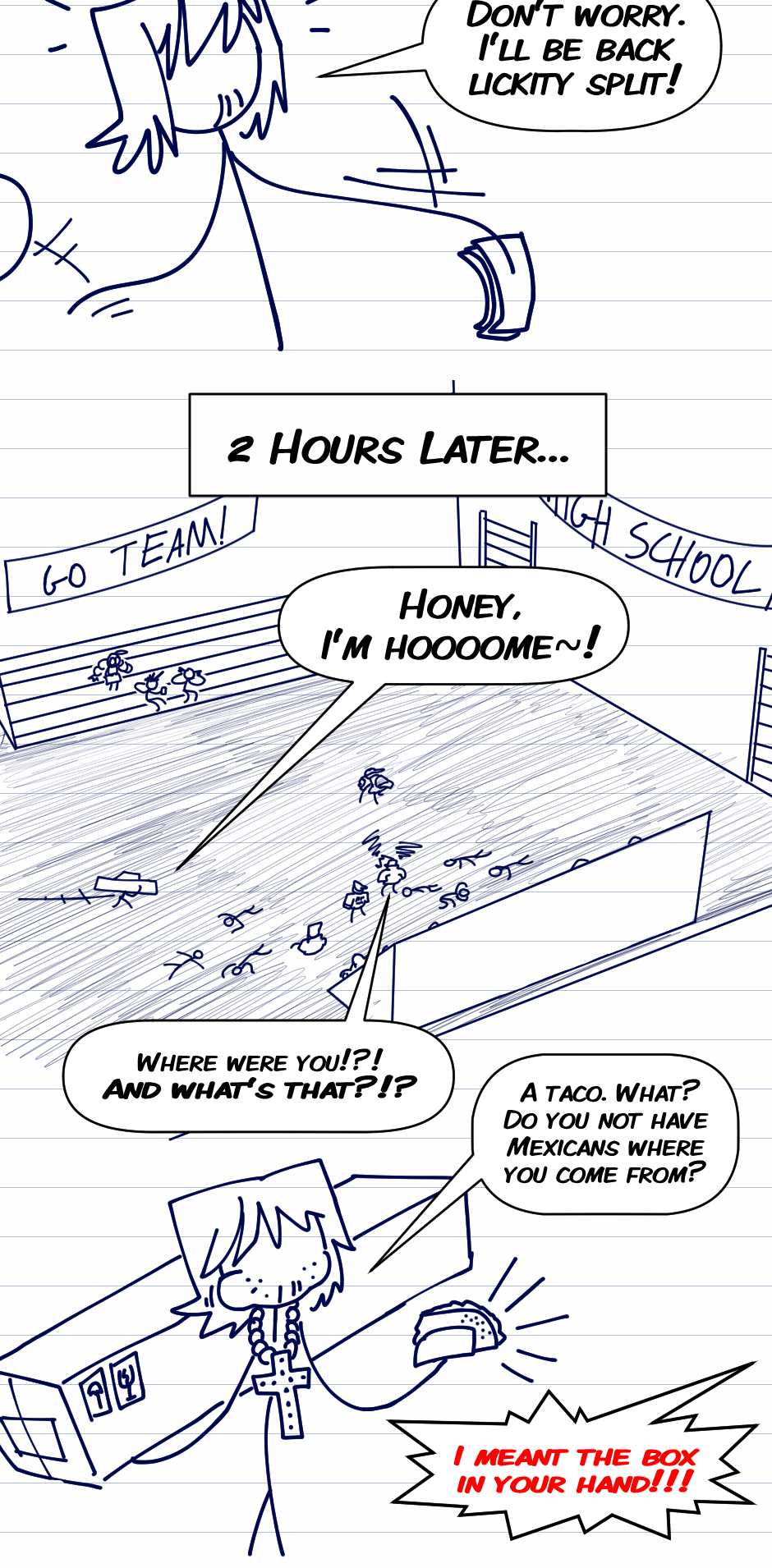 Read That Stick Figure Isekai :: Episode 13 (Dodgeball Arc Part 4) | Tapas Comics