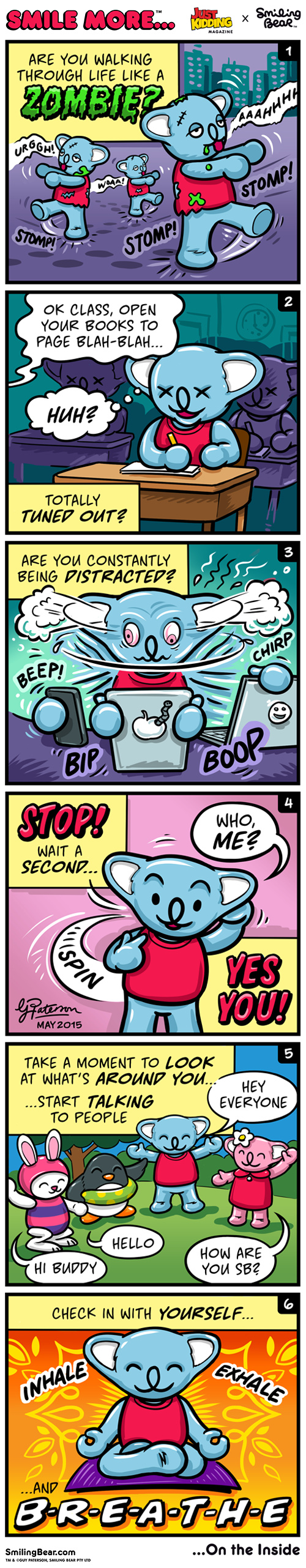 Read Smile More… the kid friendly webcomic :: On The Inside | Tapas Comics