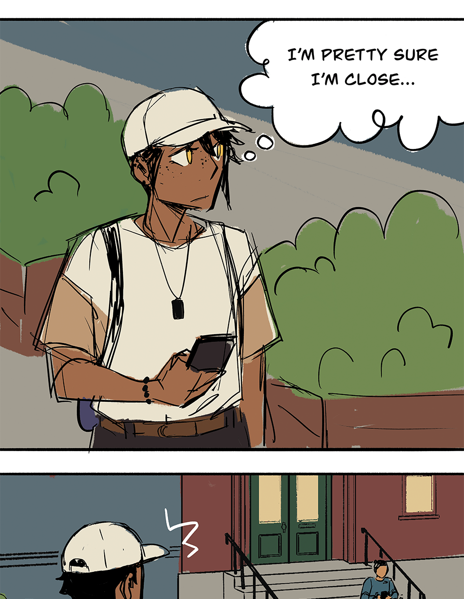 Read Theo & Simon :: 014 - Really Close | Tapas Comics