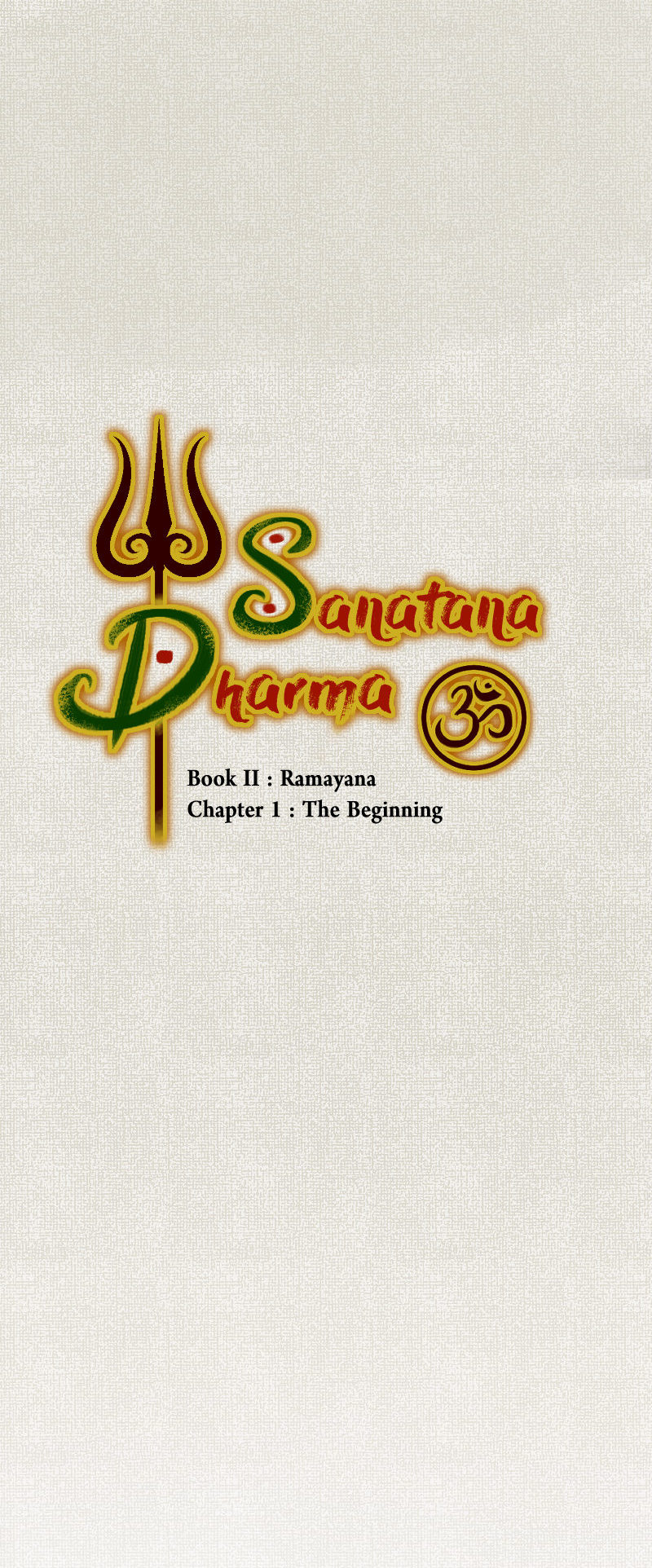 Read Sanatana Dharma - Book II : Ramayana :: Chapter 1 : The Beginning | Tapas Comics
