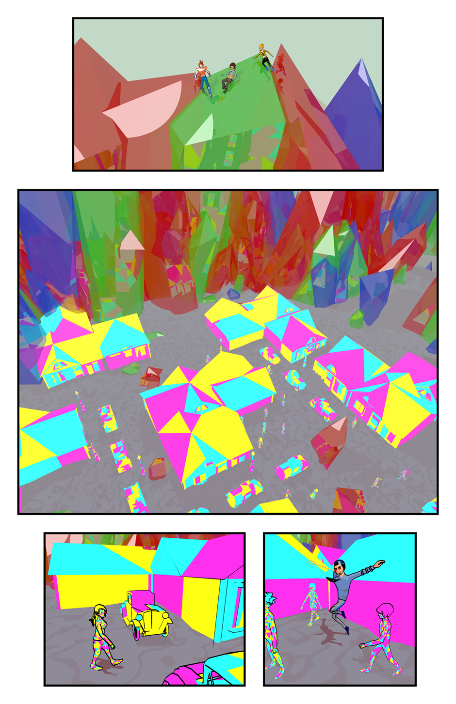 Read Super Galaxy Knights Deluxe R :: Infestation | Tapas Comics