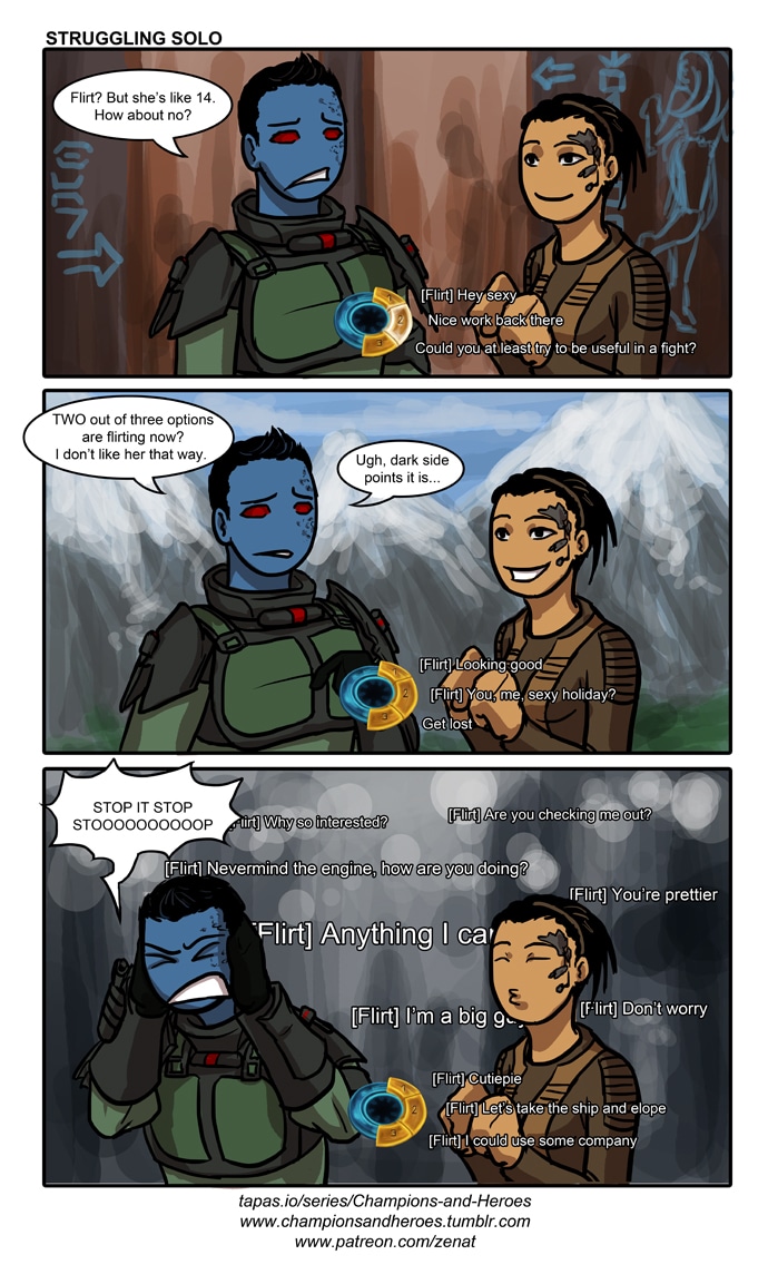 Read Champions and Heroes :: [SWTOR] Struggling Solo | Tapas Comics