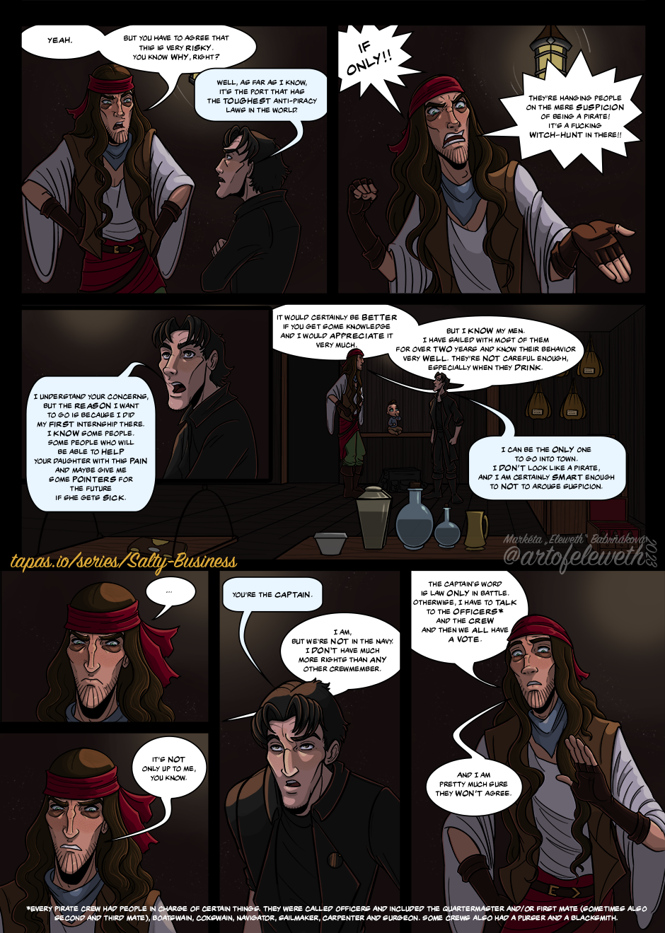 Read Salty Business :: Chapter 3, page 13 | Tapas Comics